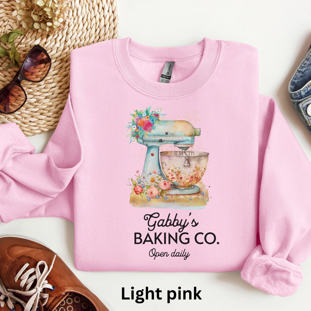Personalized Baker's Sweatshirt, Custom Food Shirt, Bakers Shirt ...