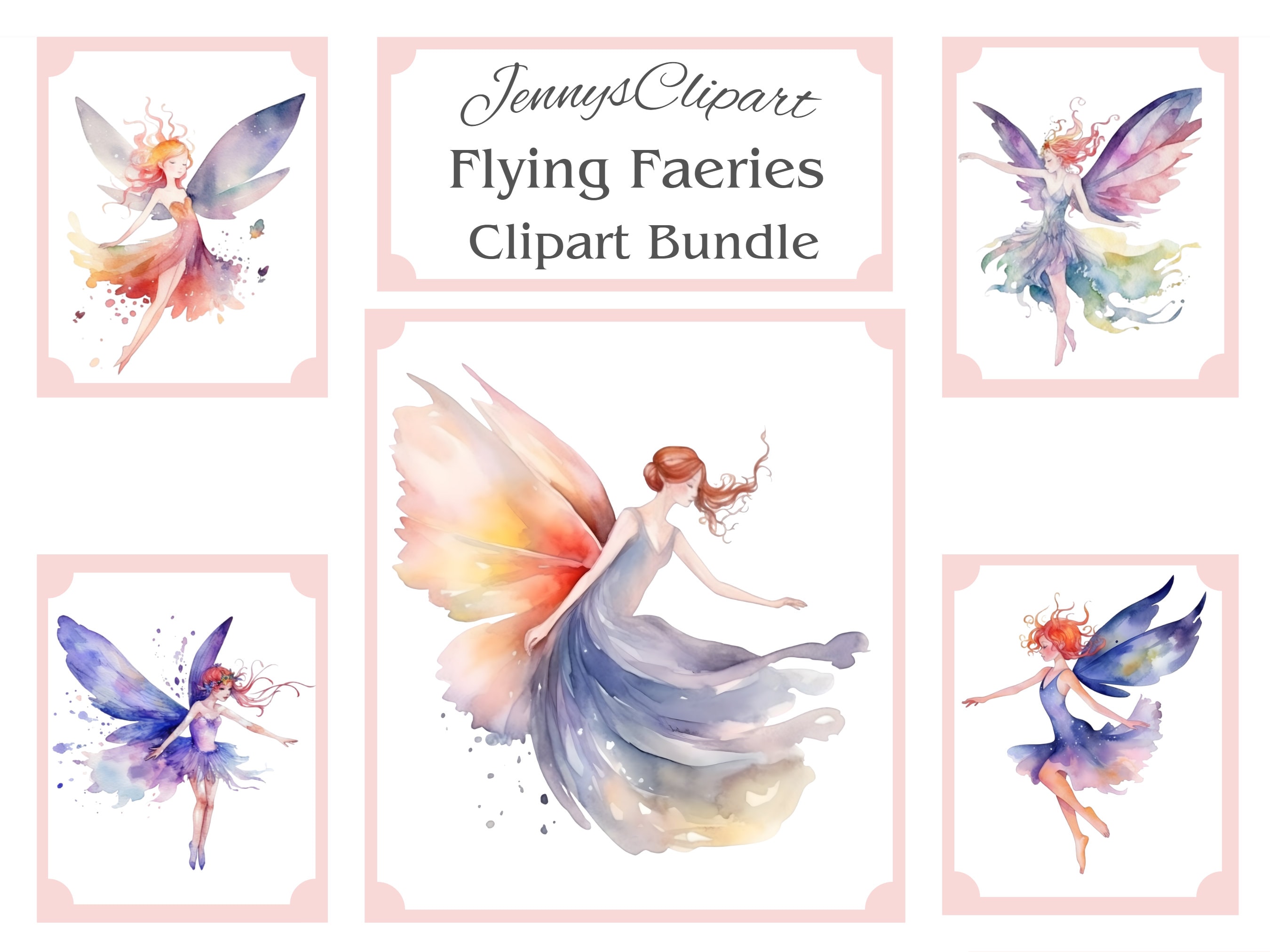 Flying Fairy Clip Art
