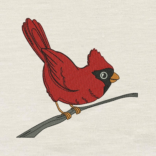 Cardinal Embroidery - Etsy