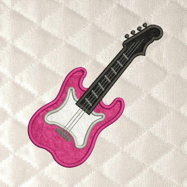 Guitar Applique - Etsy
