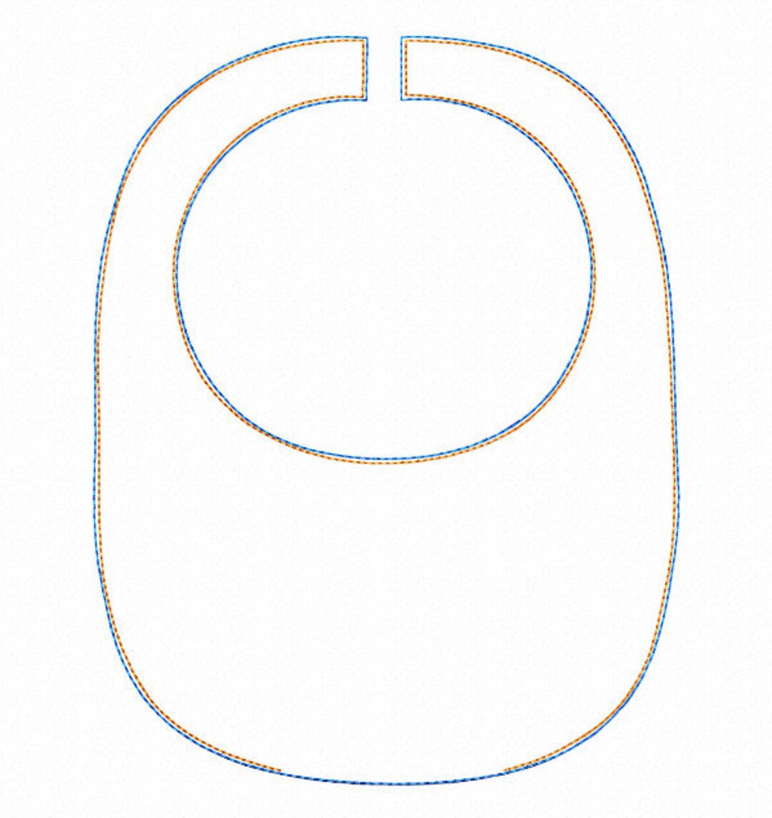 Baby Bibs ITH in the Hoop Embroidery Design 3 SIZES Instant - Etsy