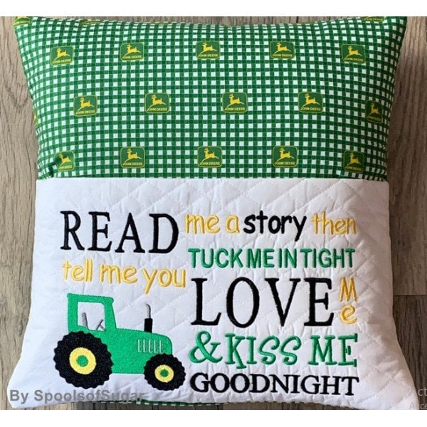 Reading Pillow Embroidery Designs - Etsy