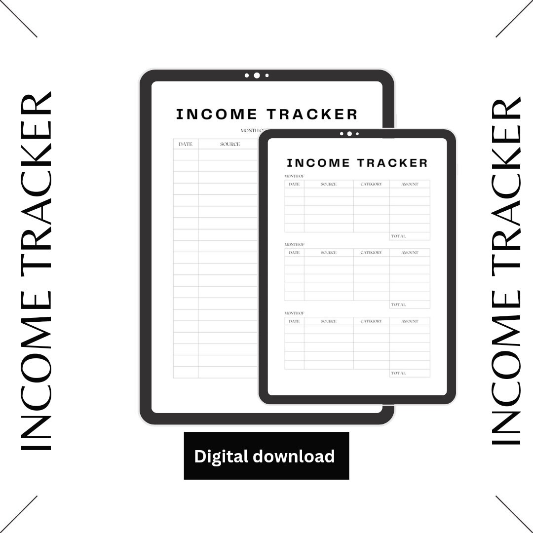 Expense Tracker, Budget Tracker, Income Tracker, Savings Planner, Bill ...