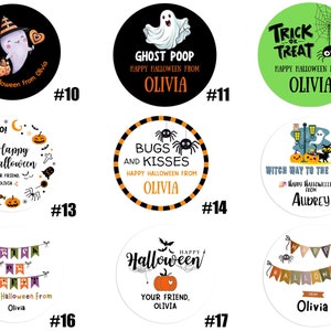 Custom Halloween Stickers | Personalized Happy Halloween Stickers ...