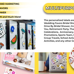 Custom Vinyl Waterproof Stickers Cut Any Shape. Custom Bulk Stickers ...