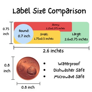 Name Labels for School Supplies | Custom Waterproof Stickers ...