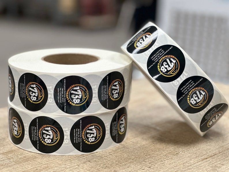 500 2-inch Custom Labels on Roll Premium Gloss Weatherproof - Etsy