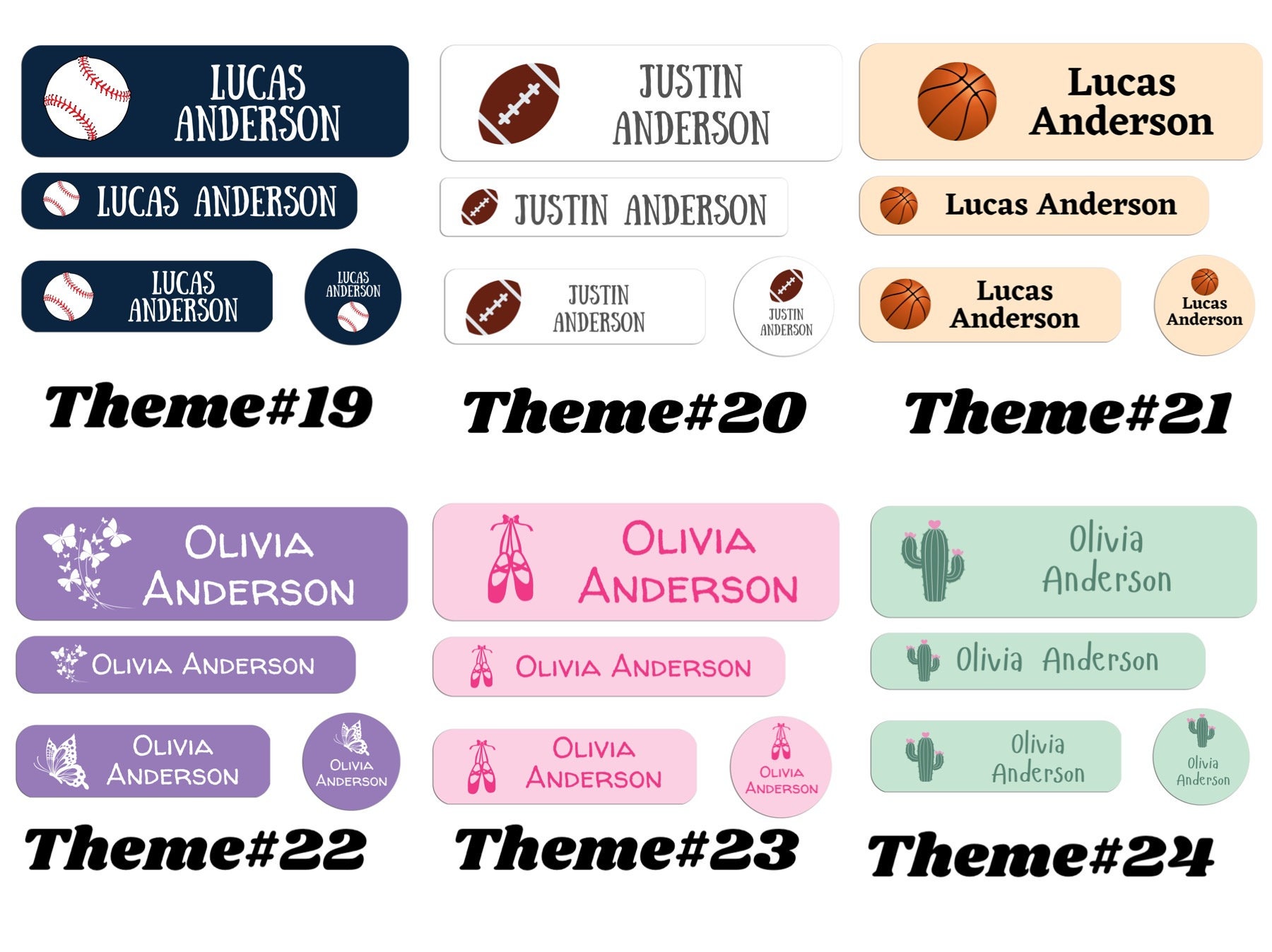 Name Labels for School Supplies | Custom Waterproof Stickers ...