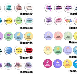 Daycare Round Labels/ Personalized/ Waterproof/ Dishwasher-safe/ Round ...