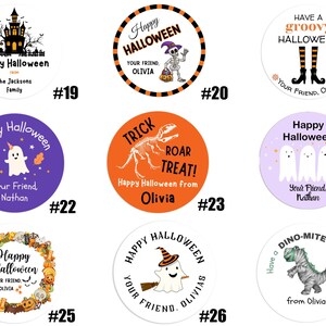 Custom Halloween Stickers | Personalized Happy Halloween Stickers ...
