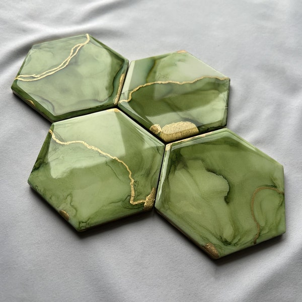 Alcohol Ink Tiles - Etsy