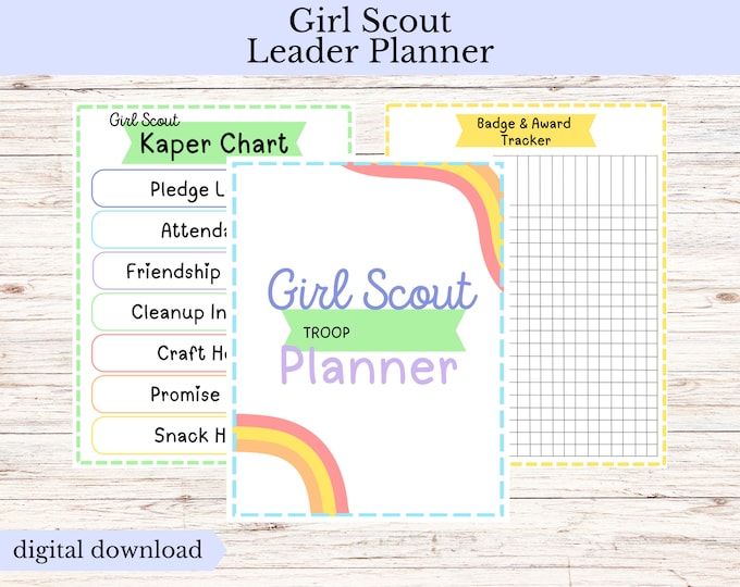 Printable Girl Scout Attendance Sheet - Etsy Canada