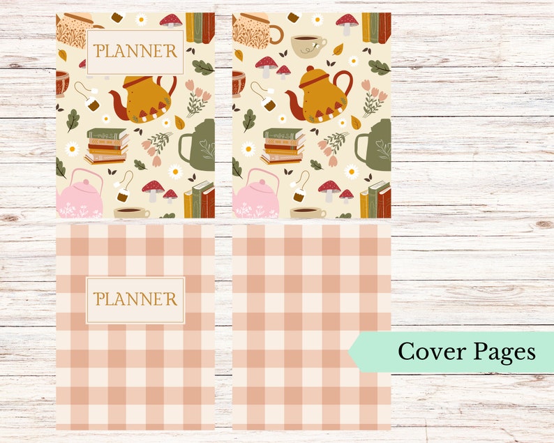 Yearly Planner Bundle, Cottagecore, Digital Download - Etsy