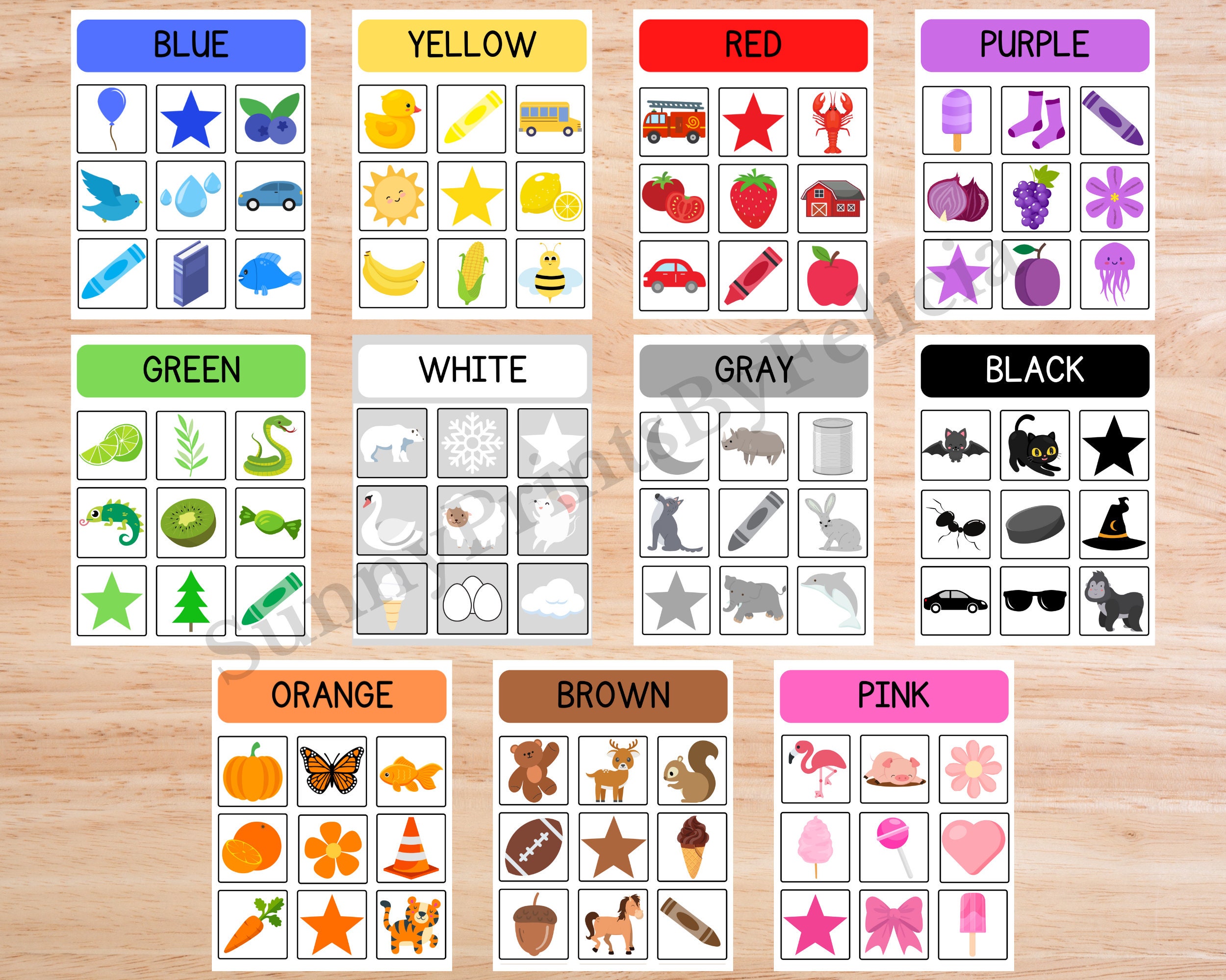 Color Sorting Activity, Digital Download - Etsy