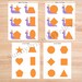 Shape Matching Activity, Snail Shell, Digital Download - Etsy