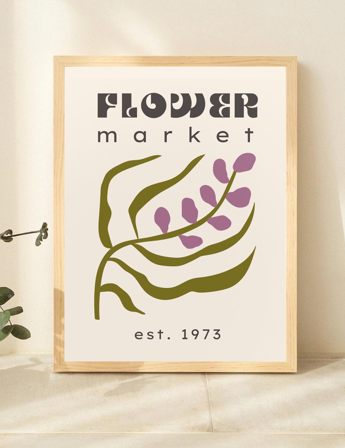 Printable Flowers Art, Vintage Flower Poster, Botanical Print Set ...