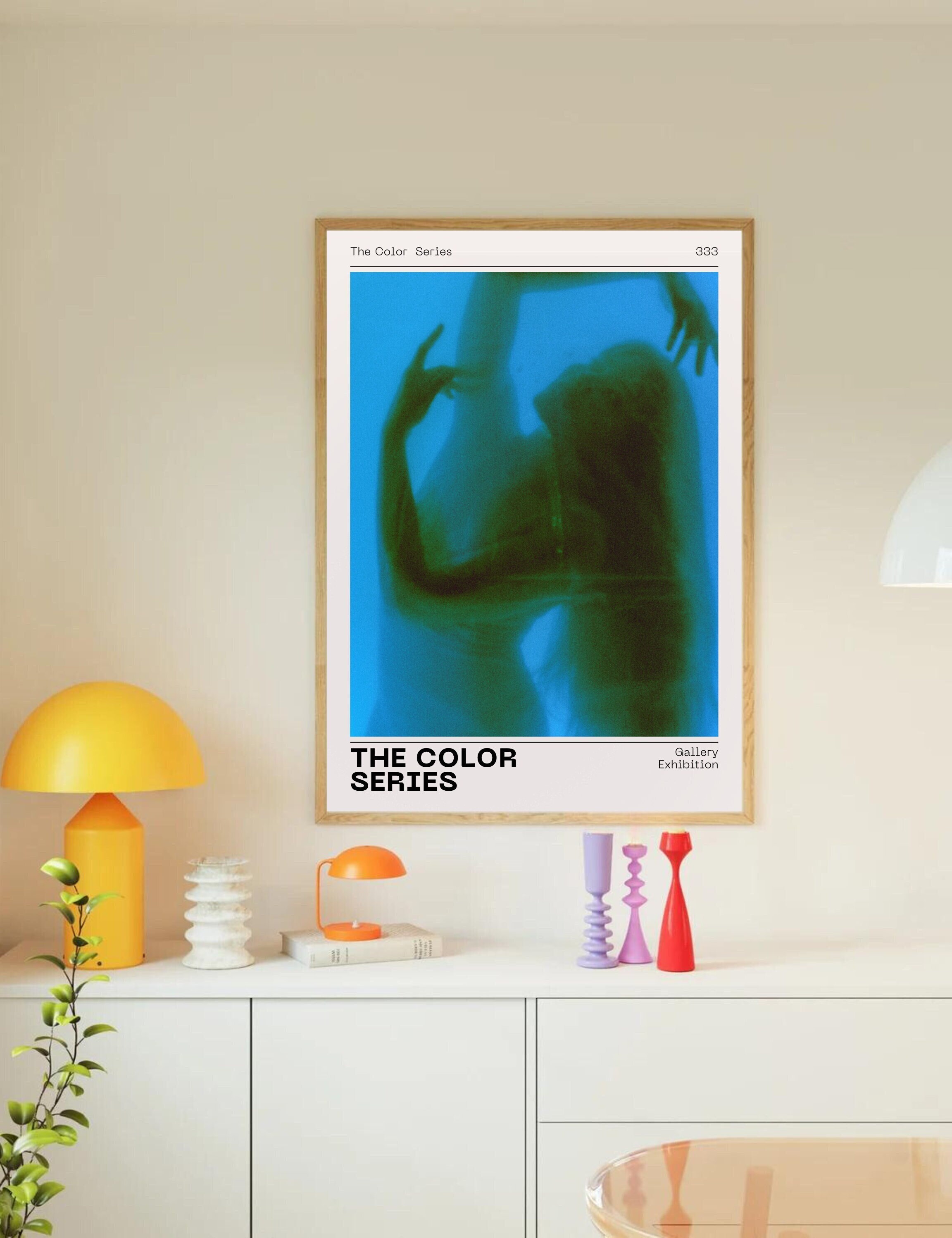 Energy Aura Print, Angel Number Print, Trendy Aura Art, Colorful ...