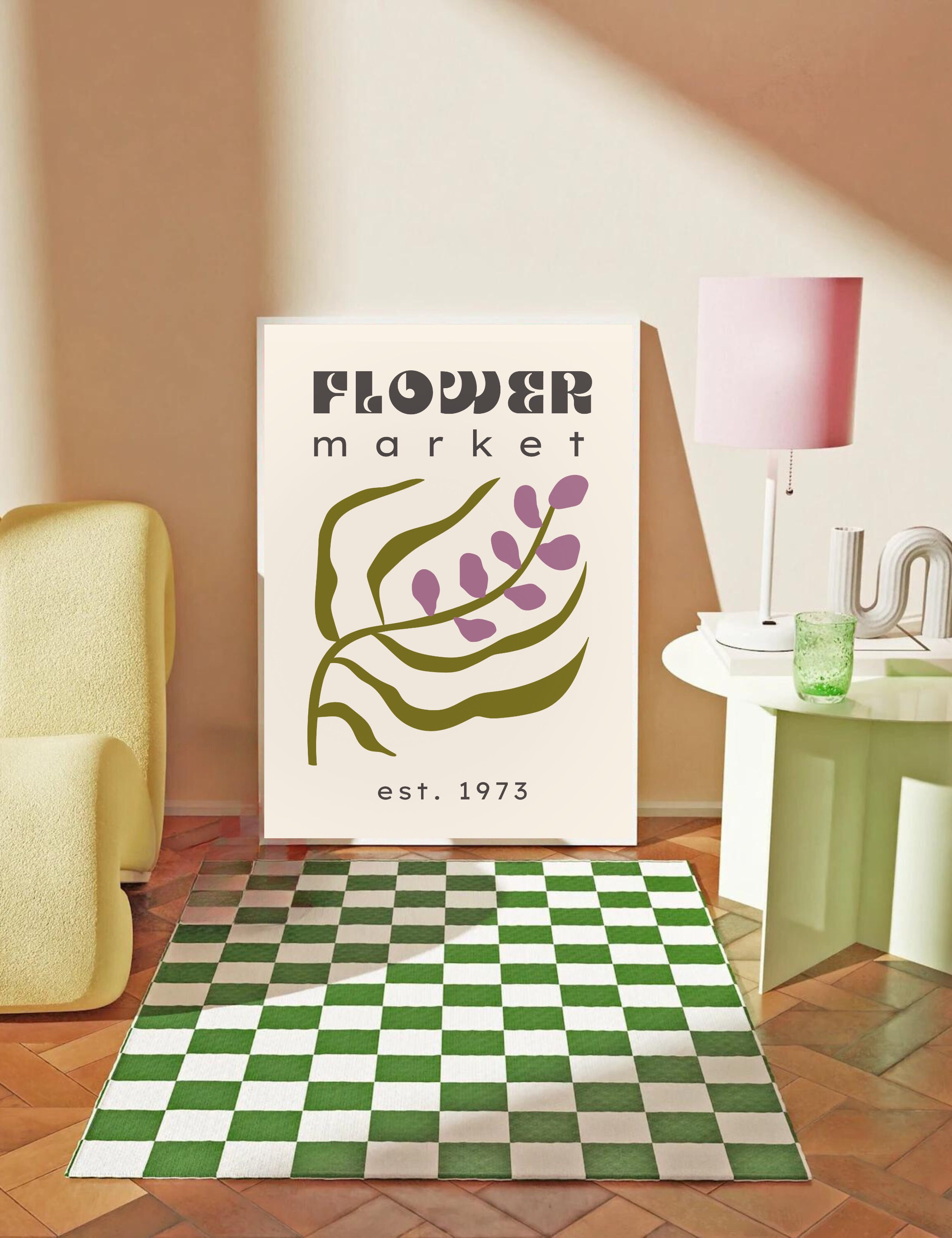 Printable Flowers Art, Vintage Flower Poster, Botanical Print Set ...