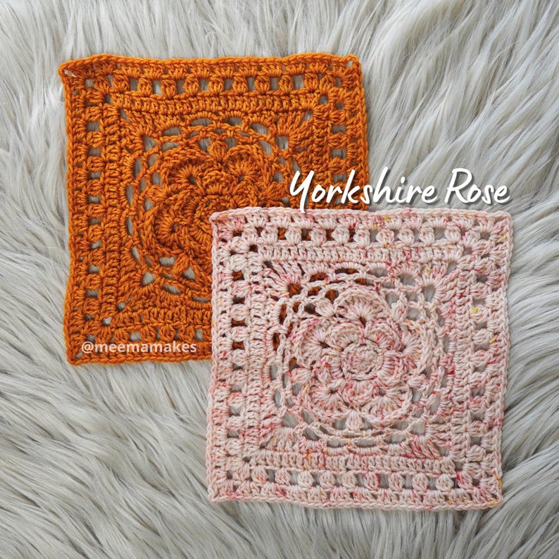 Part 3 of the Yorkshire Crochet Along Sampler Blanket (PDF Pattern ...