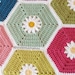 Hexadaisy Crochet Blanket Pattern by Meema Makes ®, Crochet Daisy ...