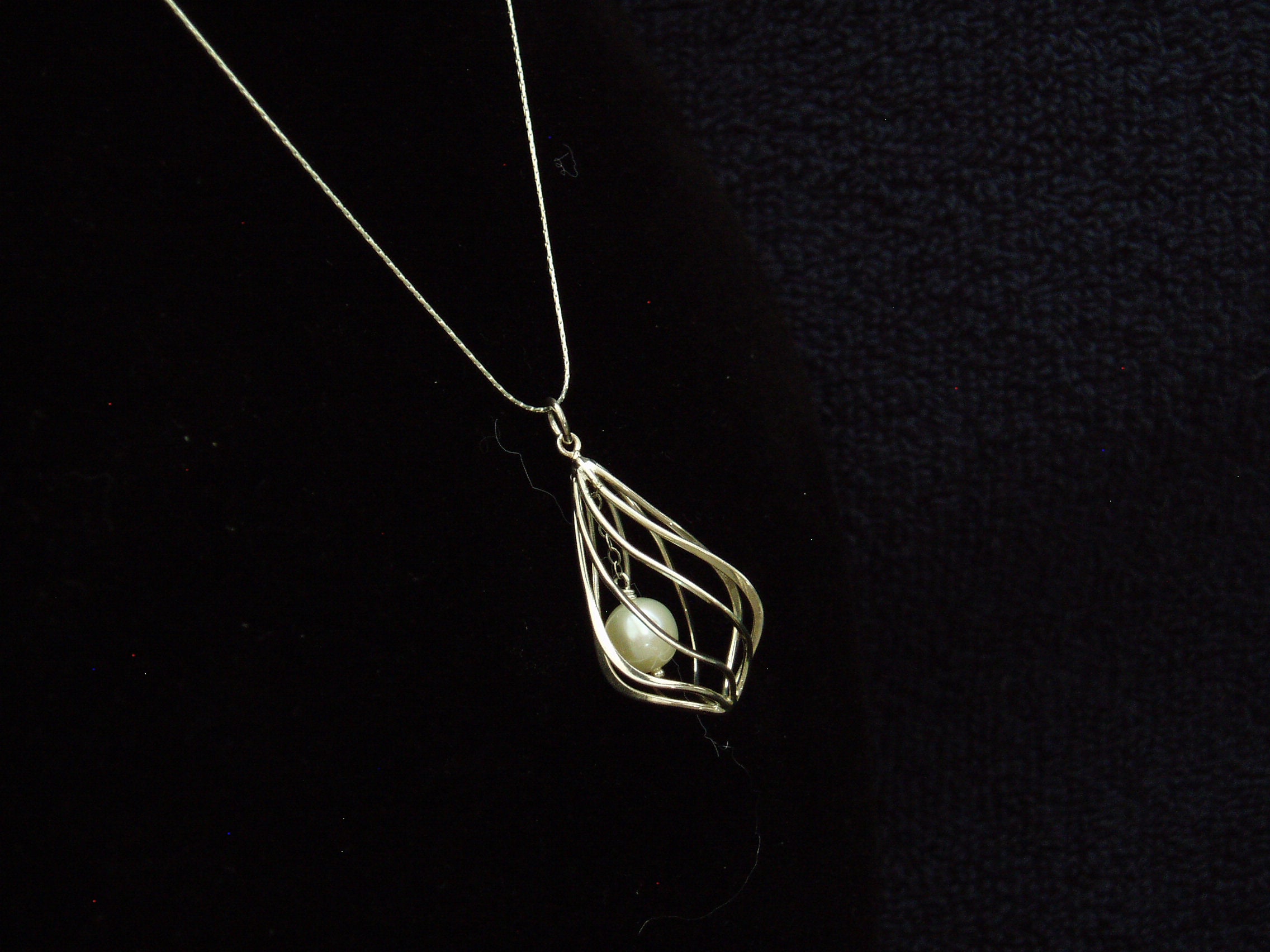 Handmade Marble Necklace, Marble Charm Necklace, Elegant Marble Jewelry ...