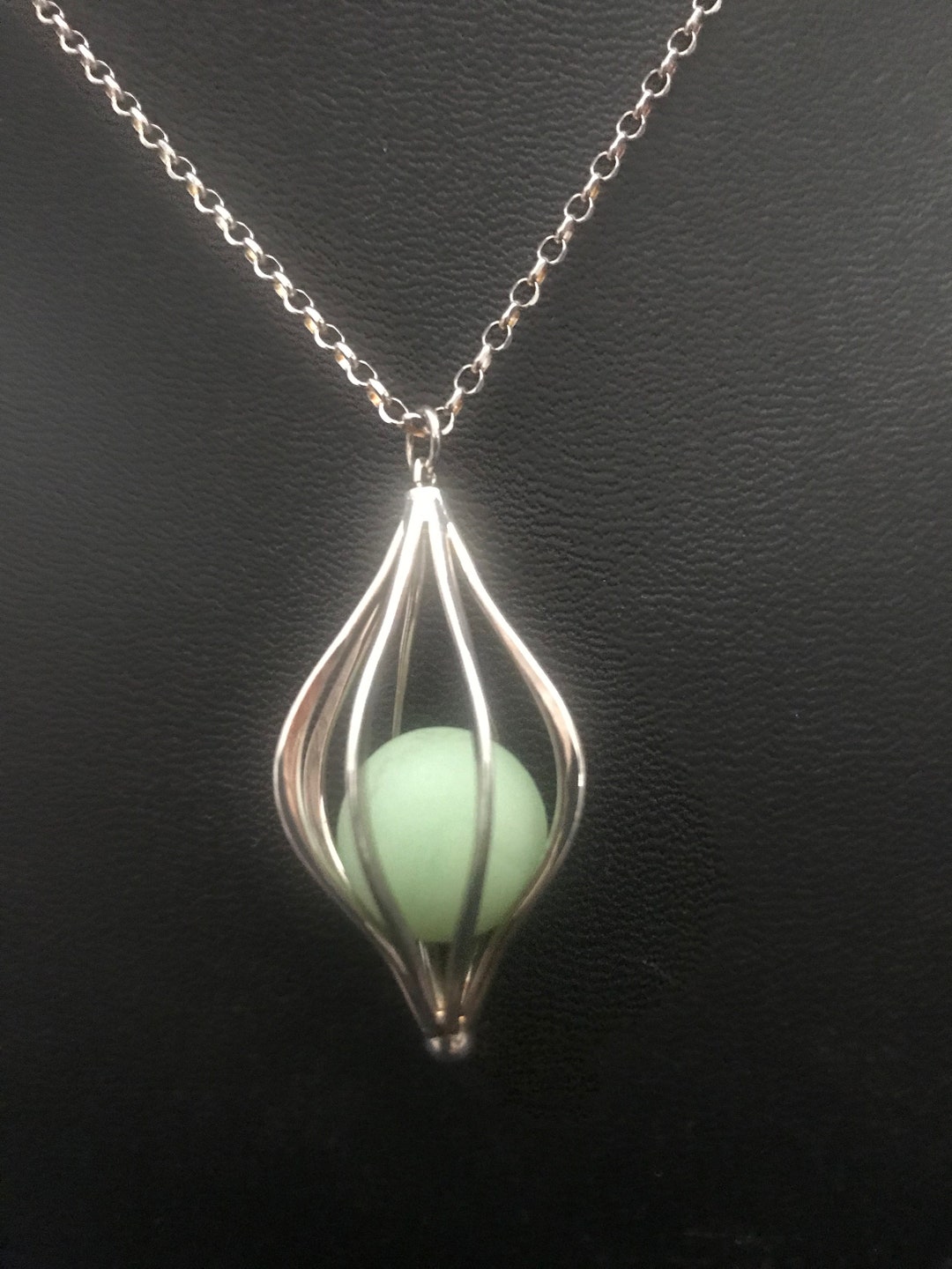 5/10x Bead Cage, Pearl Cage Pendant, 20x25mm Silver Plated Wire Bead ...