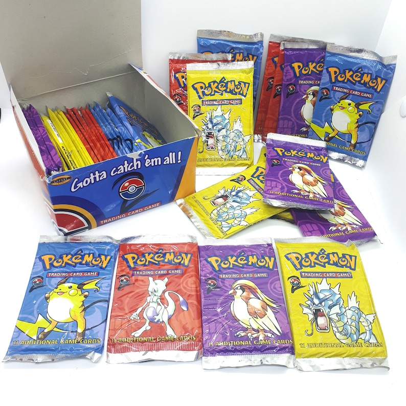 Pokemon Booster Packs Base Set 2 Series, 36x Factory Sealed Booster ...