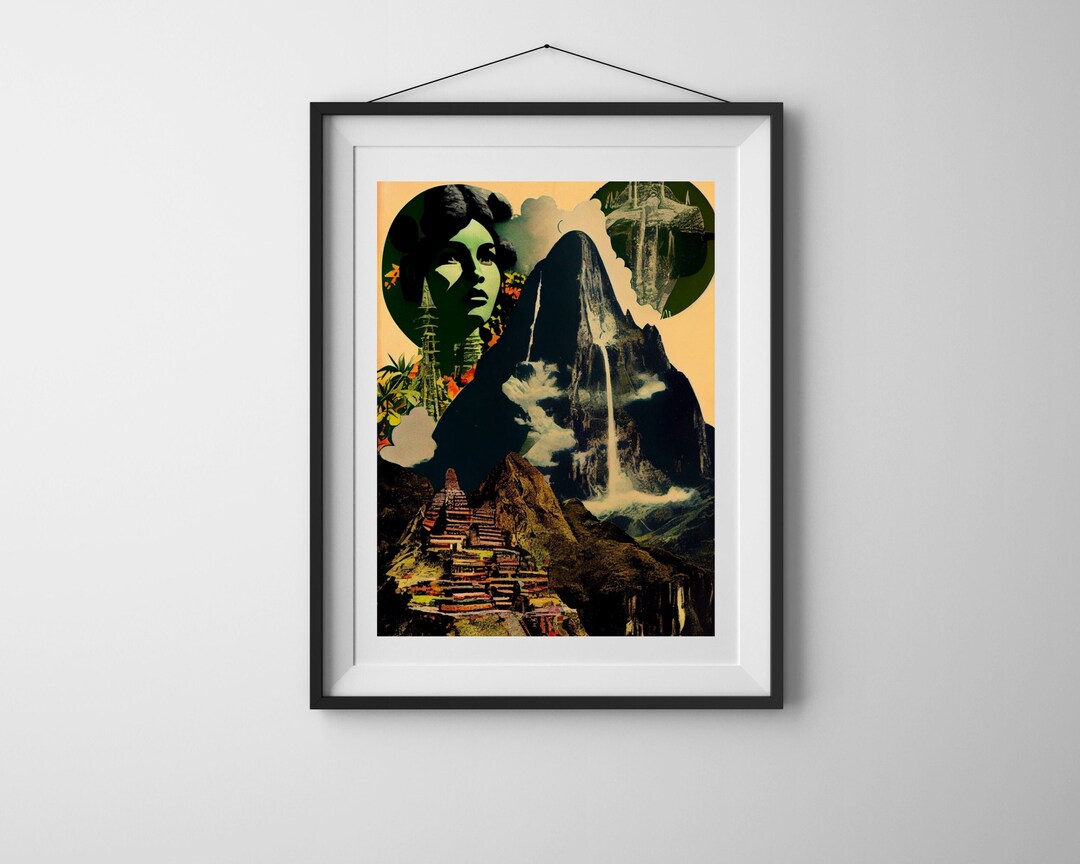 Peruvian Incan Princess Illustration Art Print, Visionary Painting ...