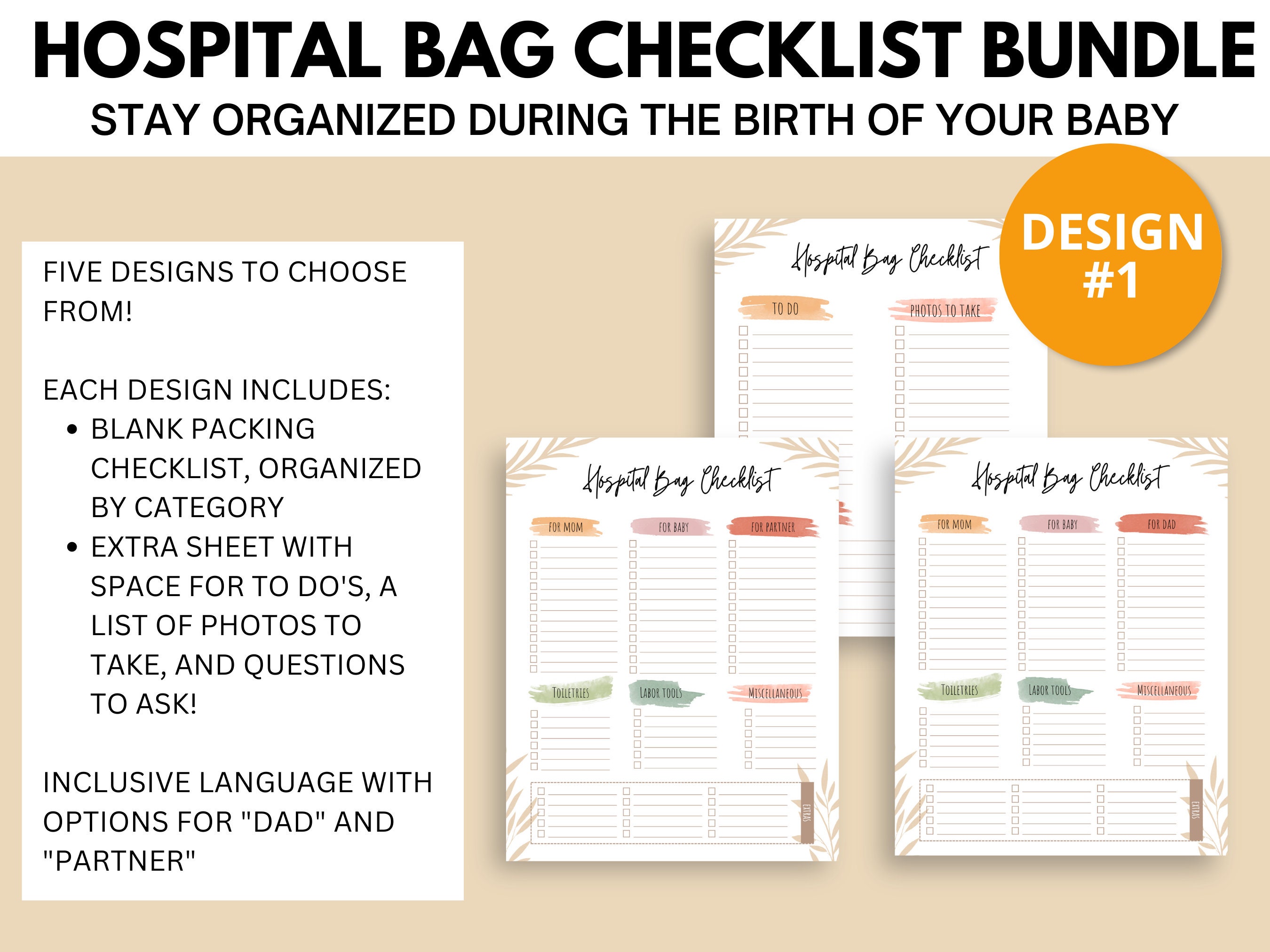 Labor and Delivery Packing List | Hospital Bag Checklist for New Mom ...