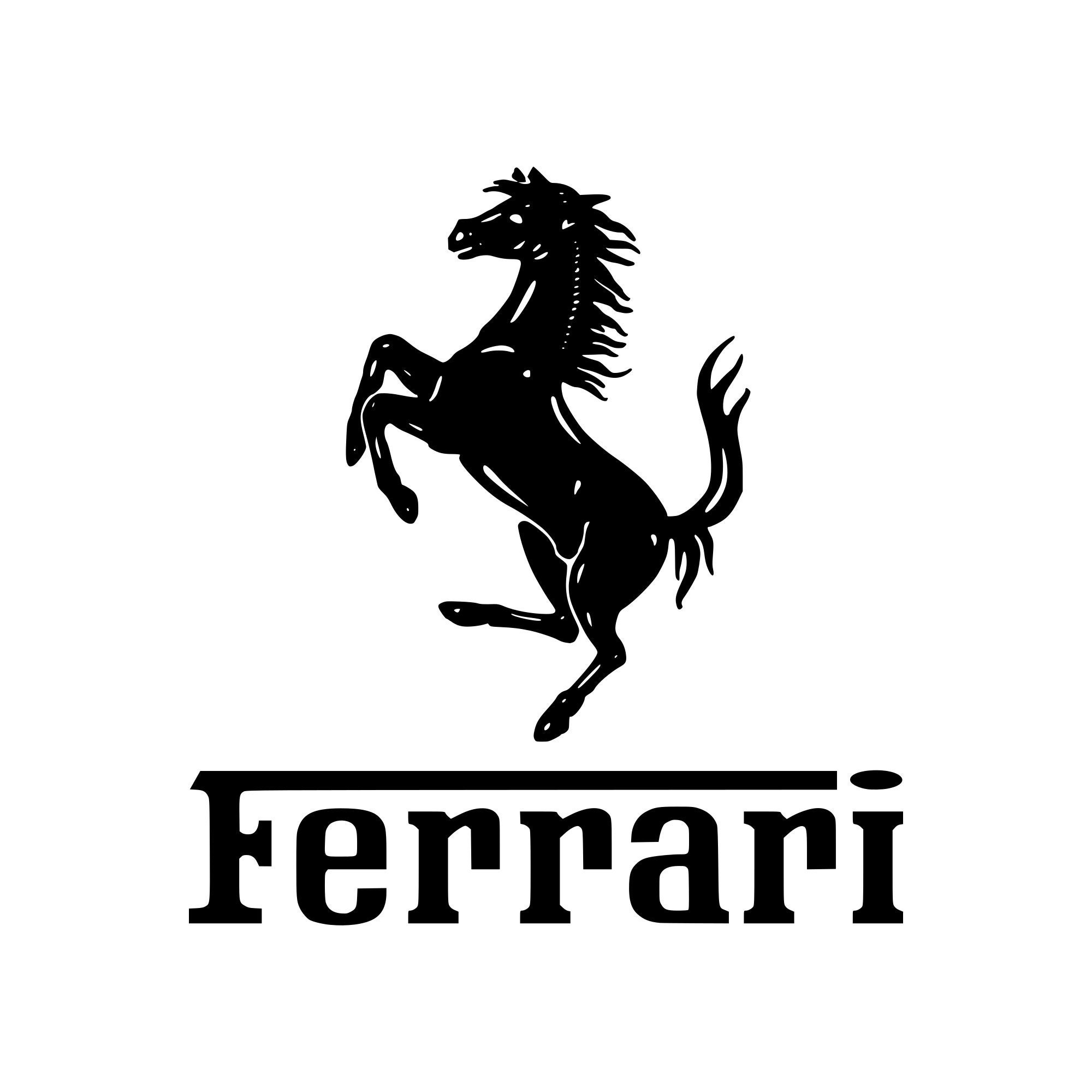 Ferrari SVG PNG Vector Ferrari Logo SVG - Etsy Israel