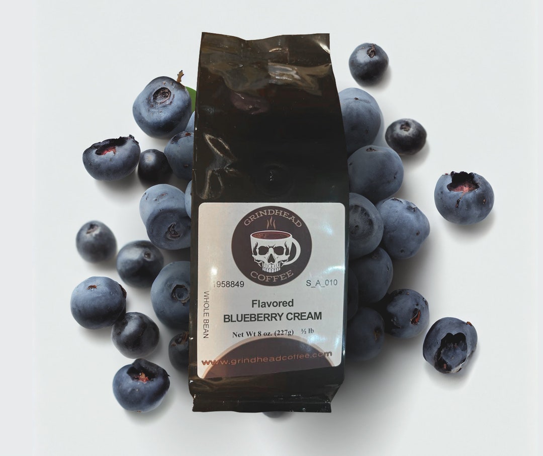 Blueberry Cream Coffee - Luxury Coffee Lover Gift - Blueberry Flavored ...