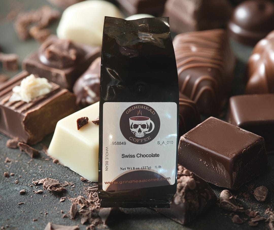 Swiss Chocolate Coffee - Luxury Coffee Lover Gift - Creamy Chocolate ...