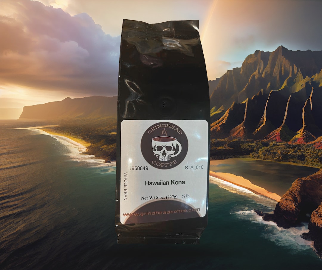 Hawaiian Kona Coffee Blend - Coffee Lover Gift - Medium-bodied Brew - Etsy