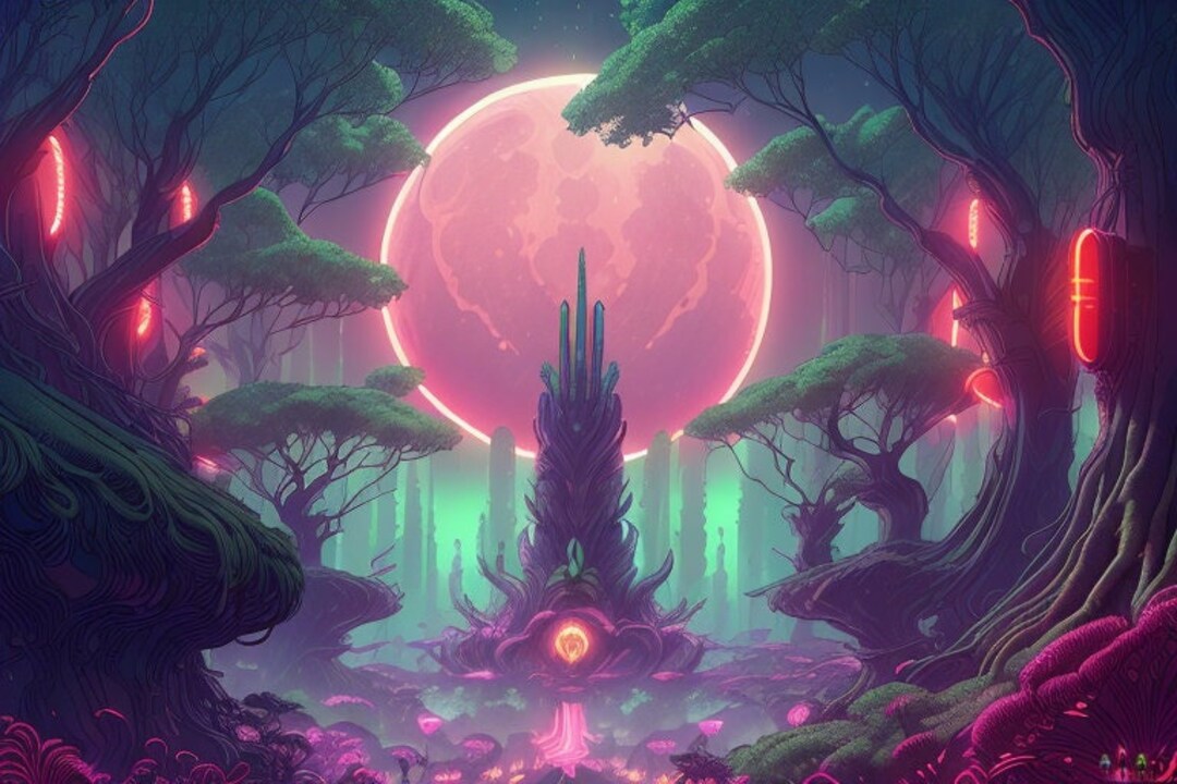 The Corrupted Tree Etsy