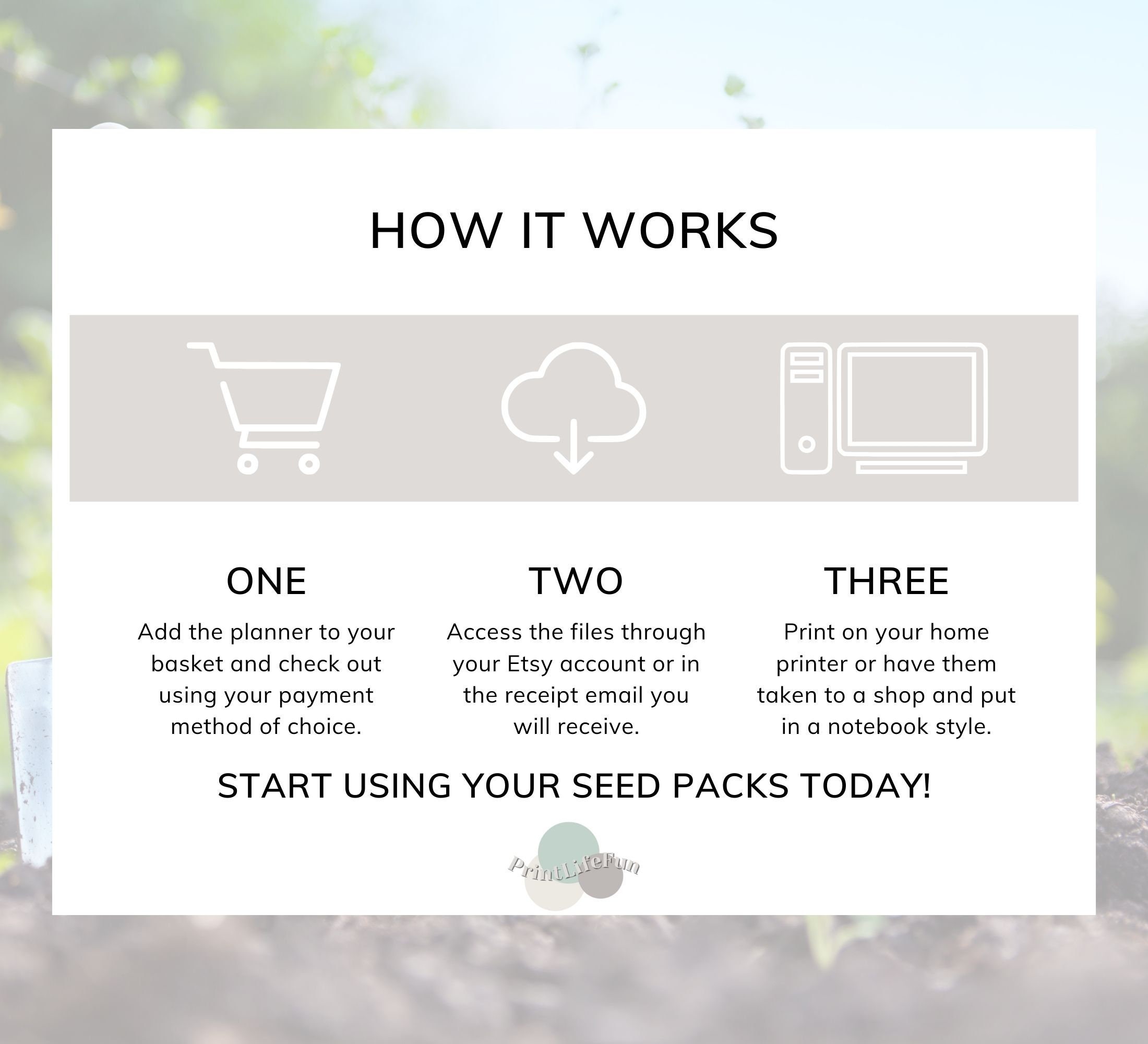 Printable Seed Envelopes: DIY Seed Packets for Flowers, Herbs, Veggies ...