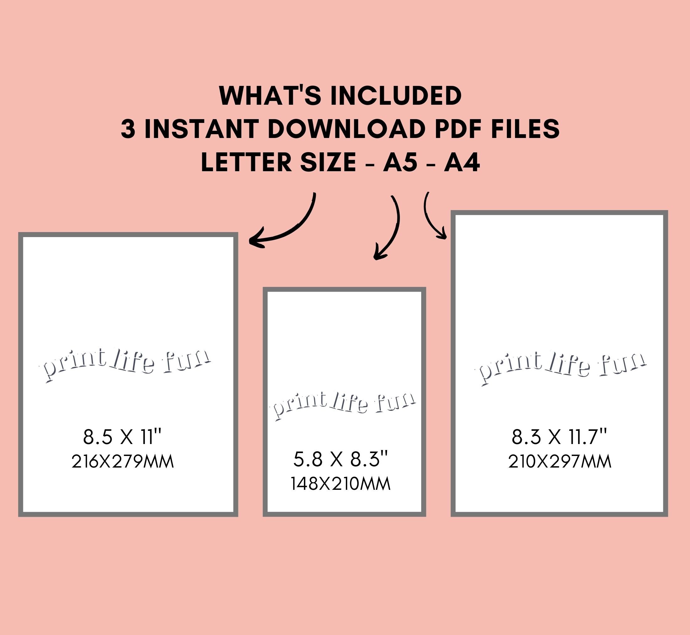 Daily Mood Tracker Printable Mental Health Journal Self Care Planner ...
