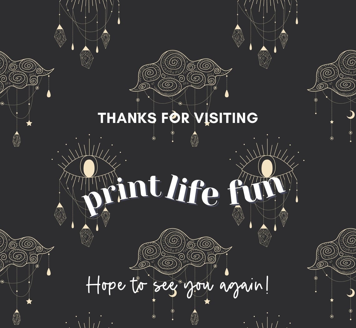 Moon Phase Cheat Sheets for Lunar Cycle Printable Instant Download PDF ...