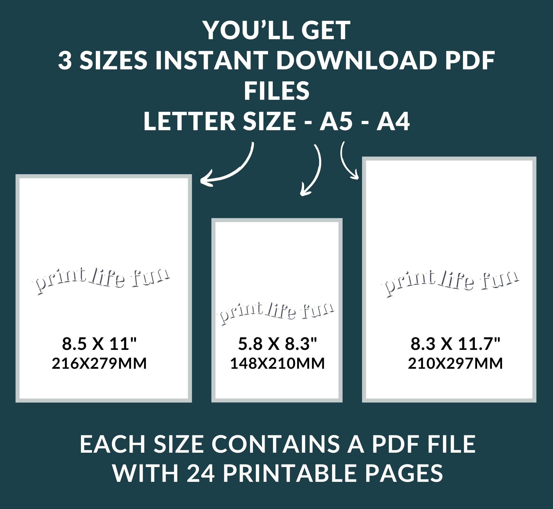 Printable Garden Planner Pages for Insect Lovers, Garden Journal Print ...