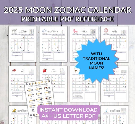 Moon calendar zodiac signs 60 photos - Youhoroscope.com