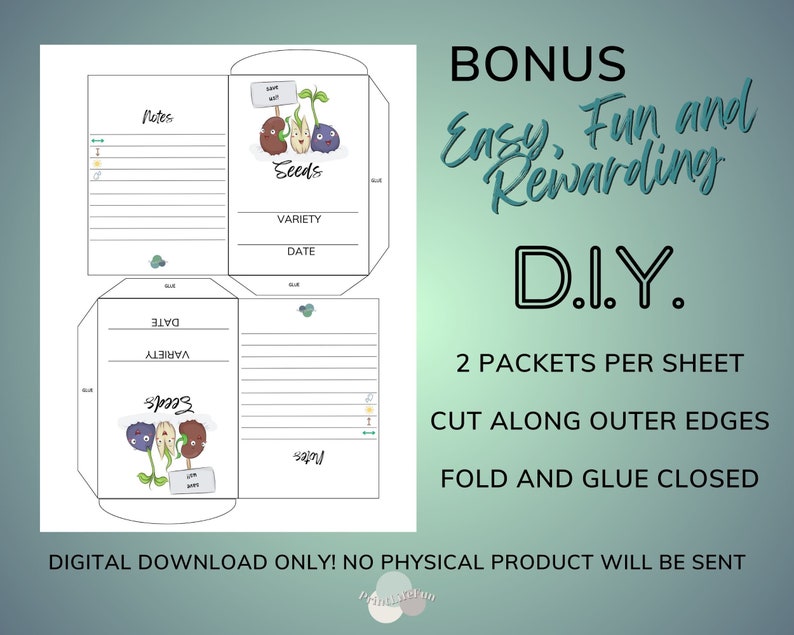 Printable Garden Plant Profile Sheet: Plant Information Planner (PDF ...