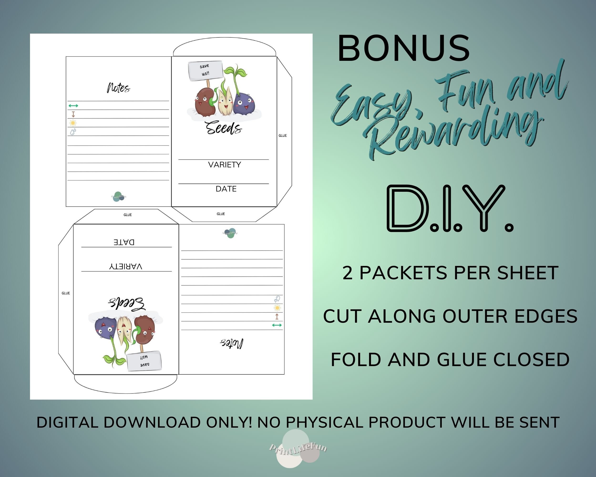 Printable Garden Plant Profile Sheet: Plant Information Planner (PDF ...