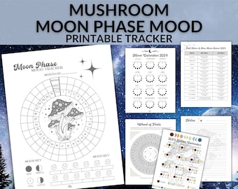 Monthly Mood Tracker Printable Simple - Etsy