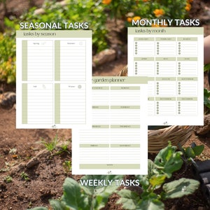 Printable Garden Planner 24 Pages Simple Efficient Garden Planner ...