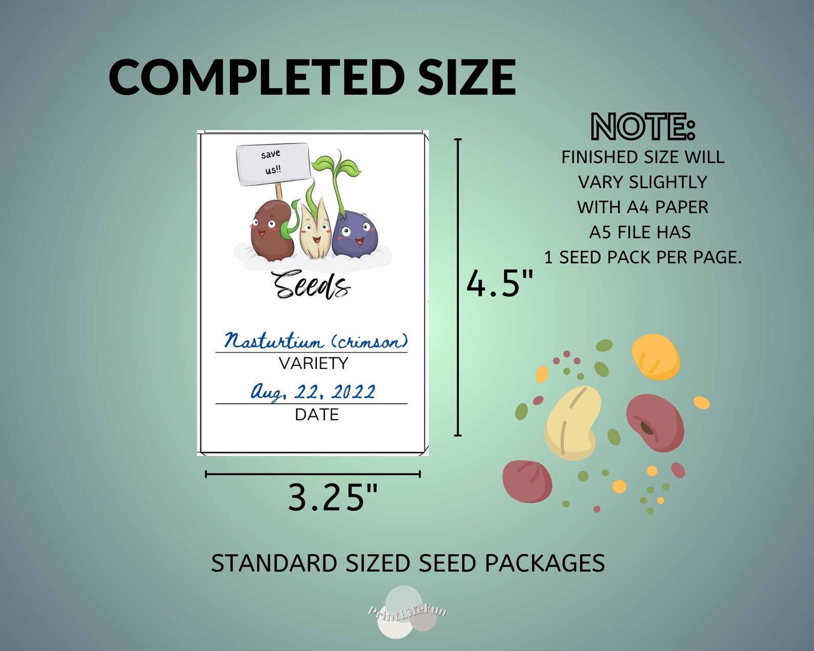 Printable Garden Plant Profile Sheet: Plant Information Planner (PDF ...