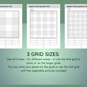 Printable Square Foot Garden Grid Instant Download PDF - Etsy