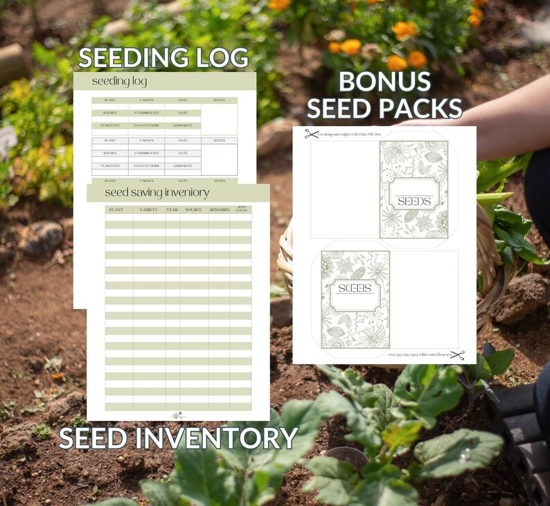 Printable Garden Planner 24 Pages Simple Efficient Garden Planner ...