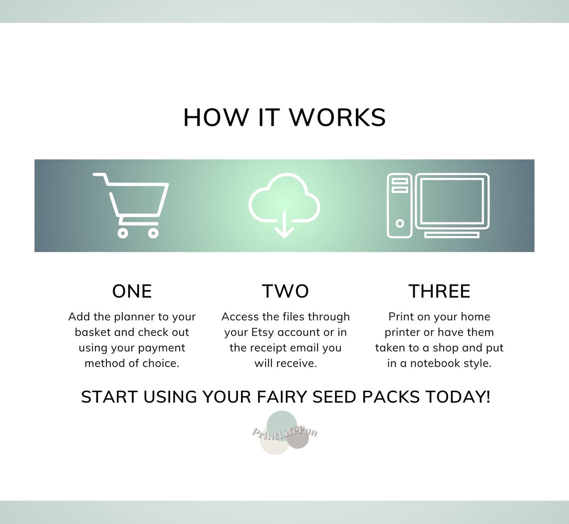 Fairy Seed Packet Printable: Vintage Illustration DIY Envelopes (PDF ...