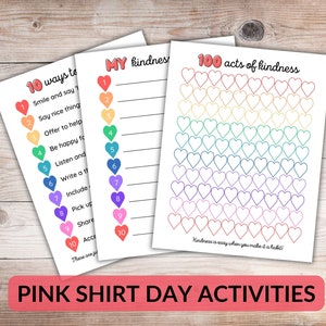 100 Acts of Kindness Challenge: Heart Coloring Sheet (PDF) - Etsy Canada