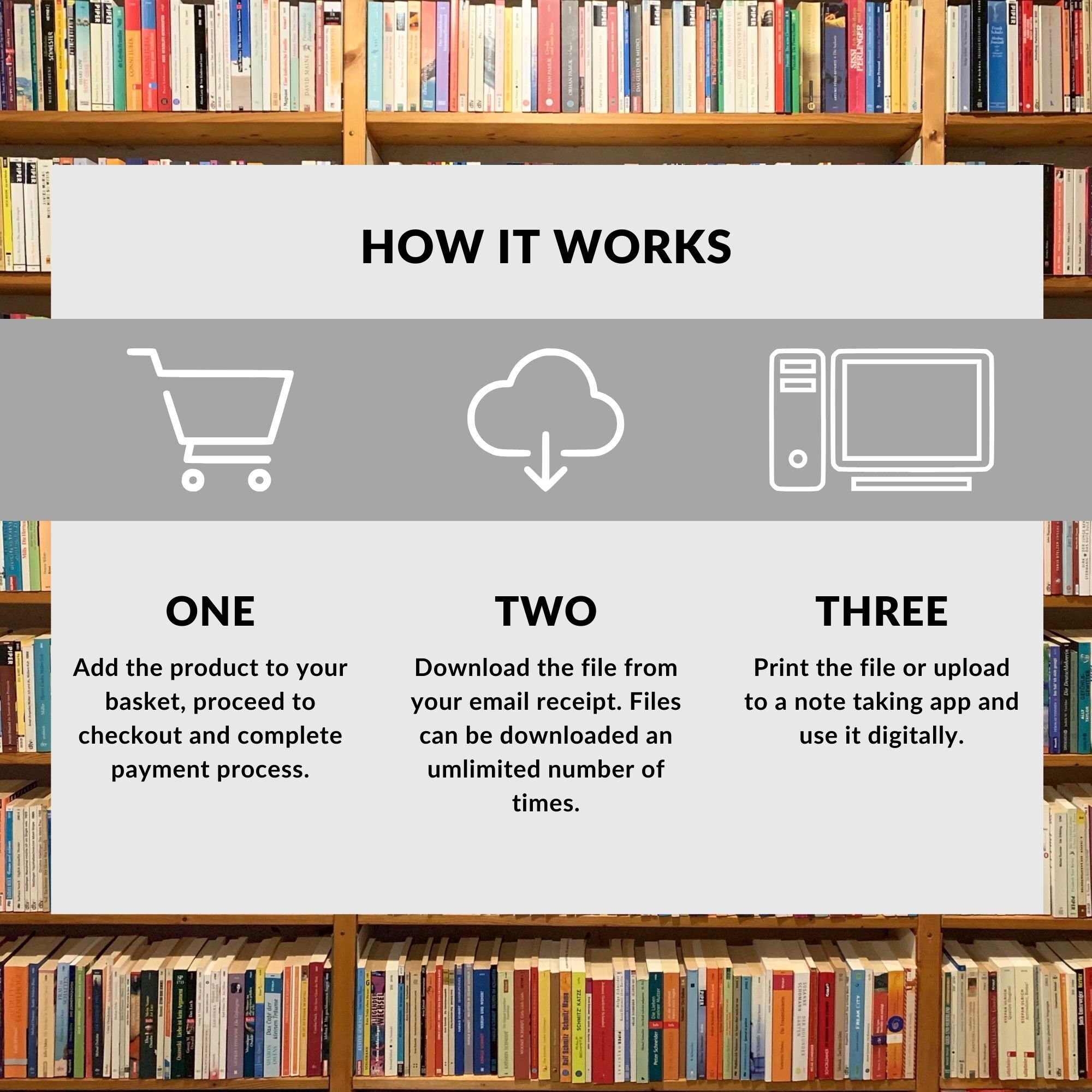 Bookshelf Reading Log With Reading Tracker Printable PDF Download Book ...
