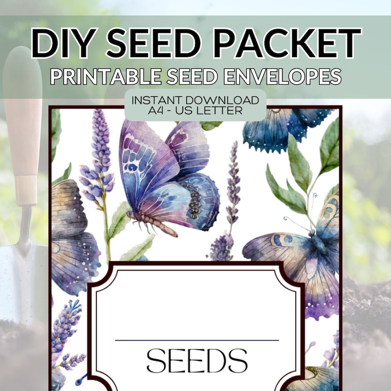 Seed Packet Template - Etsy